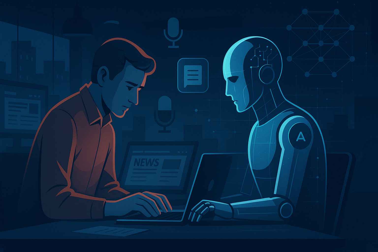 AI Mengubah Kerja Jurnalis, Apa Solusinya? - Spilltekno